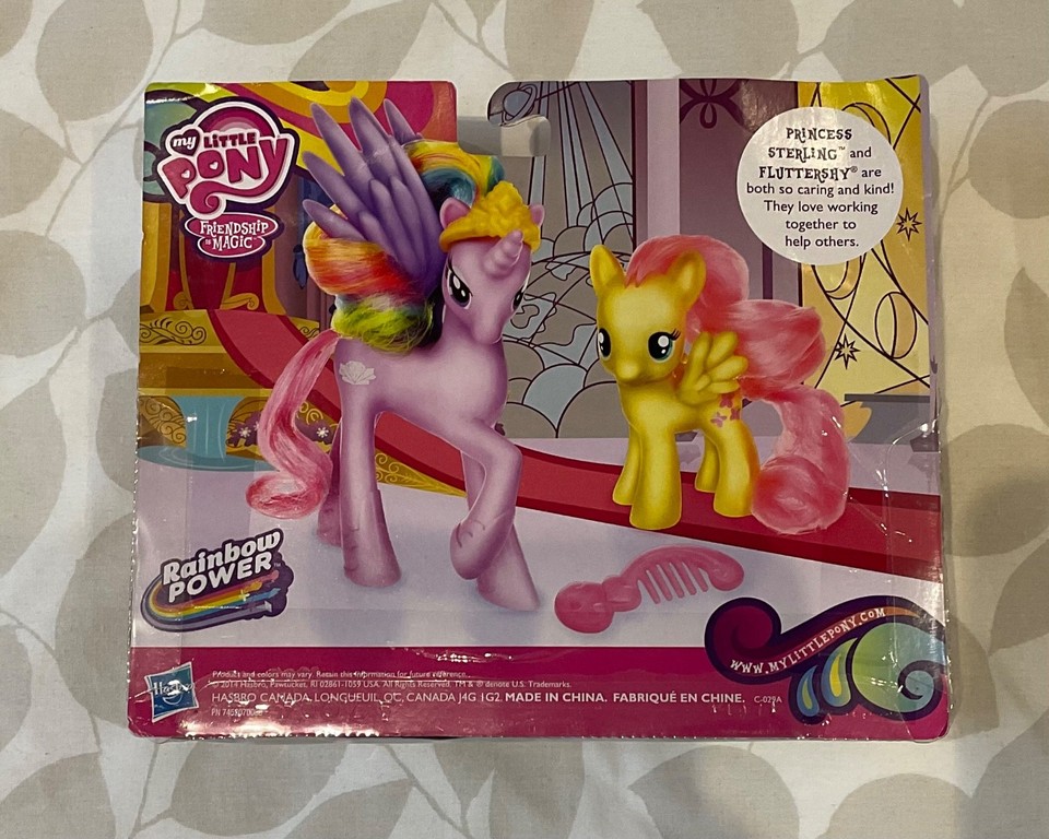 My Little Pony Rainbow Power - Princess Sterling & Fluttershy figure ...