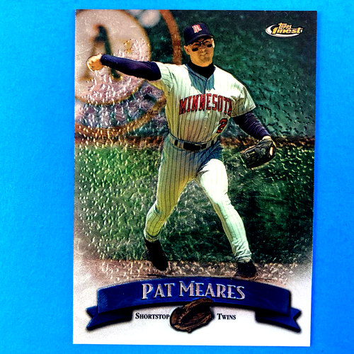 1998 Topps Finest Pat Meares No Protector Parallel #43 Minnesota Twins ...