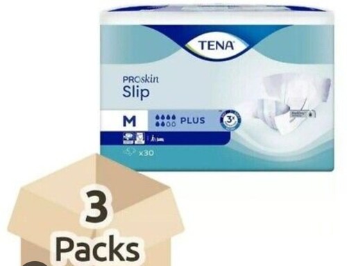 3 x 30 Box = 90 TENA ProSkin Incontinence Slip Plus - Medium - 2500ml ...