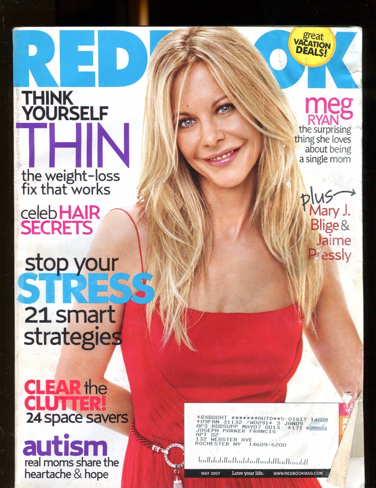 Redbook Magazine May 2007 Meg Ryan EX w/ML 021317jhe | eBay
