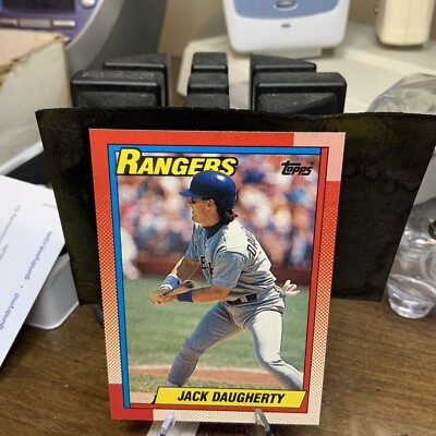 1990 Topps Baseball Jack Daugherty RC #52 Texas Rangers | eBay