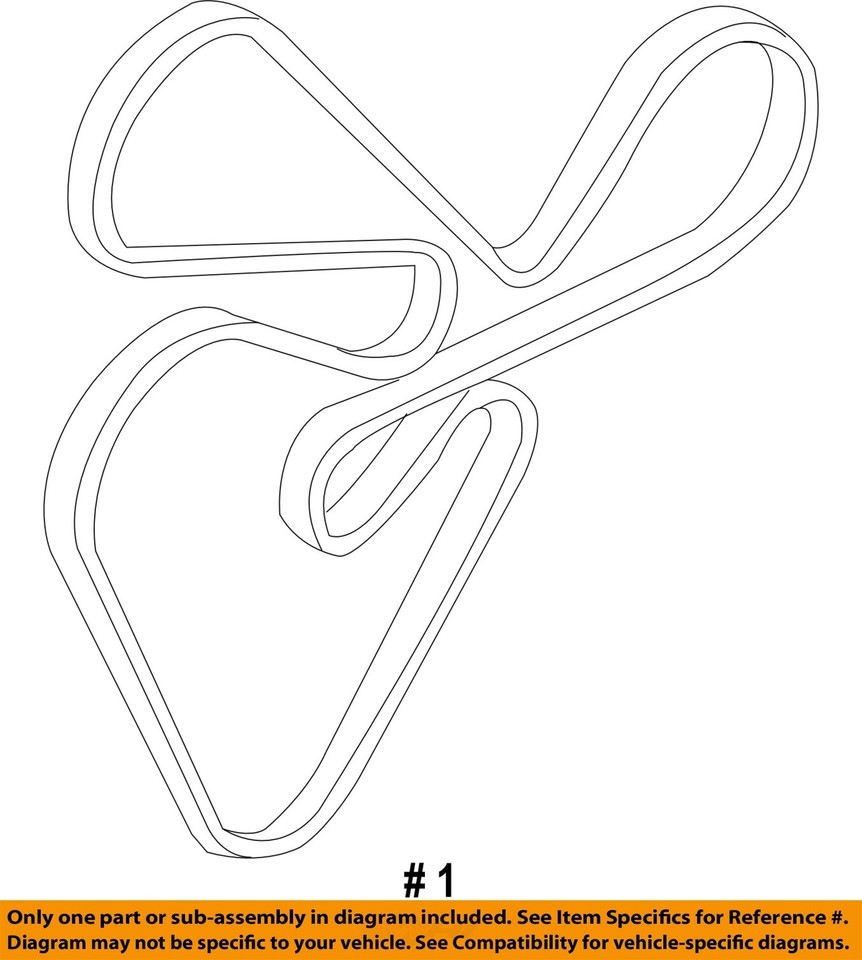 HYUNDAI OEM 10-12 Santa Fe Cooling Belts Pulleys-Serpentine Belt ...