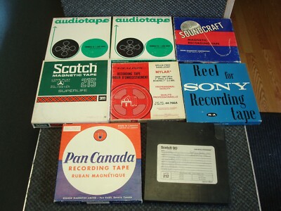 8 each 7 Inch REEL TO REEL TAPES | eBay