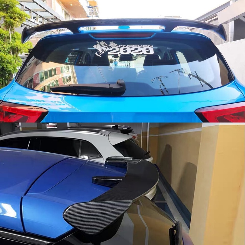 Universal "Carbon Look" For Nissan Versa Note Rear Window Roof Spoiler ...