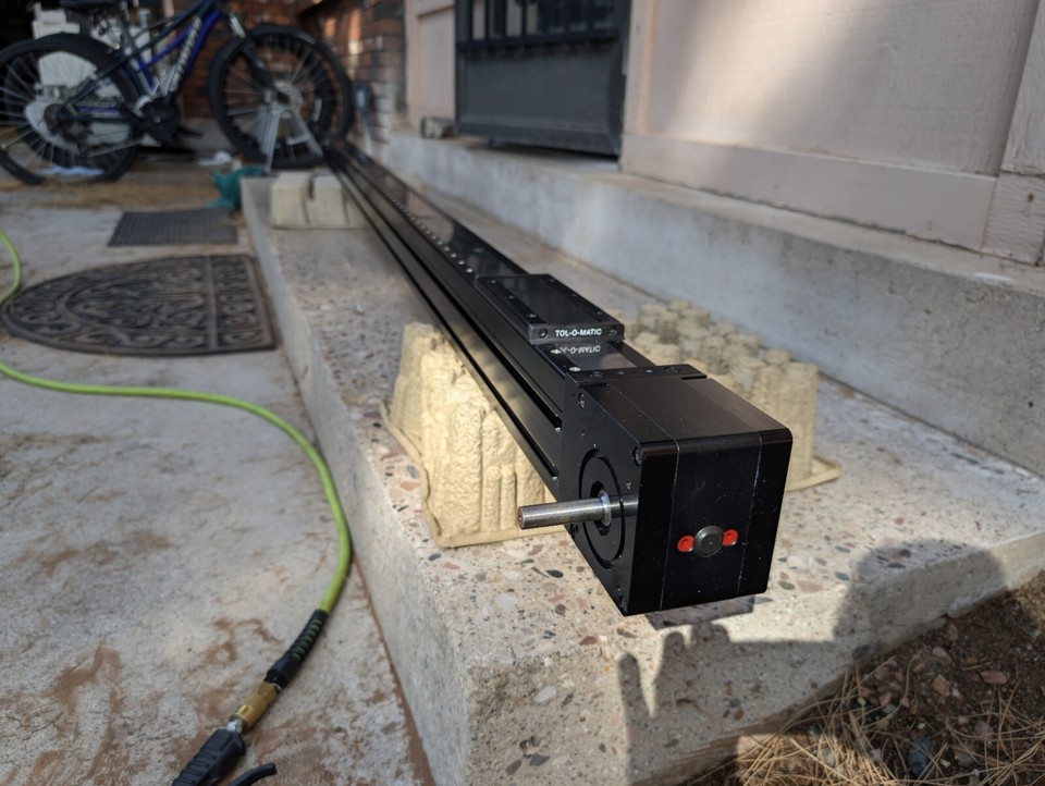 Used Tolomatic B3W15 BWS30 SK95.000 SDL Belt Drive Rodless Actuator, 95 ...