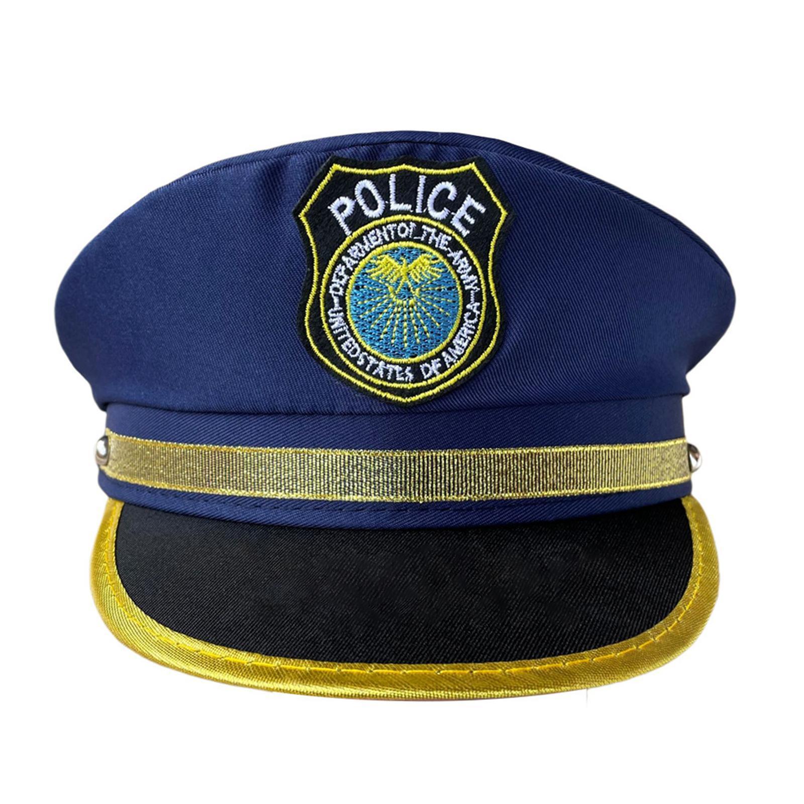 Children Police Hat Kids Cap Officer Hat for Performance Party Fancy ...