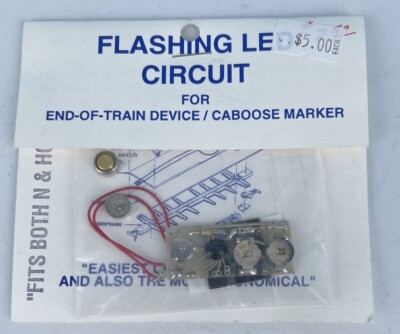 Railfan Specialties HO Scale Flashing LED Circuit For End Of Train ...
