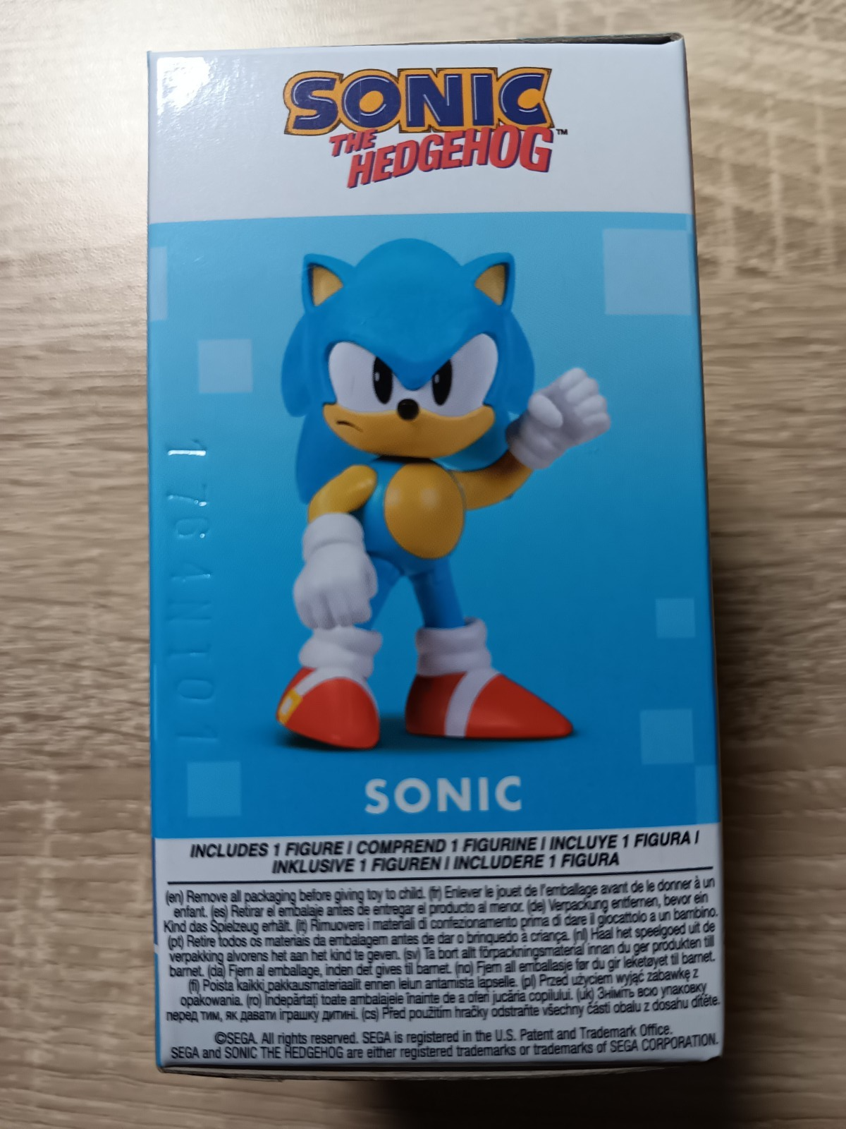 *FREE SHIP* 2.5" CLASSIC SONIC Frown - Sonic the Hedgehog Figure Jakks ...