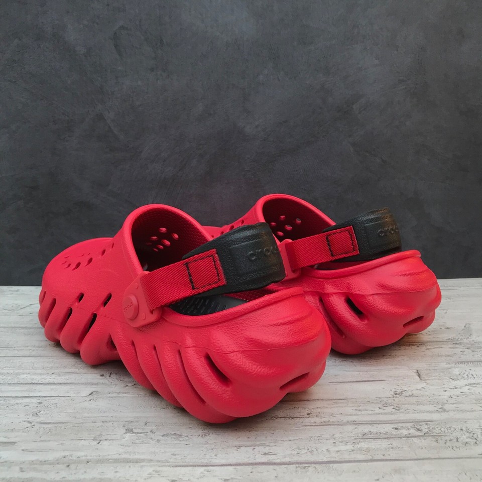 Crocs Echo Clog Red & Black Select-a-Size | eBay