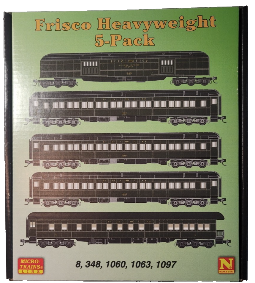 Micro-Trains N Scale 98302255 Frisco Heavyweight 5 Pack for sale online ...