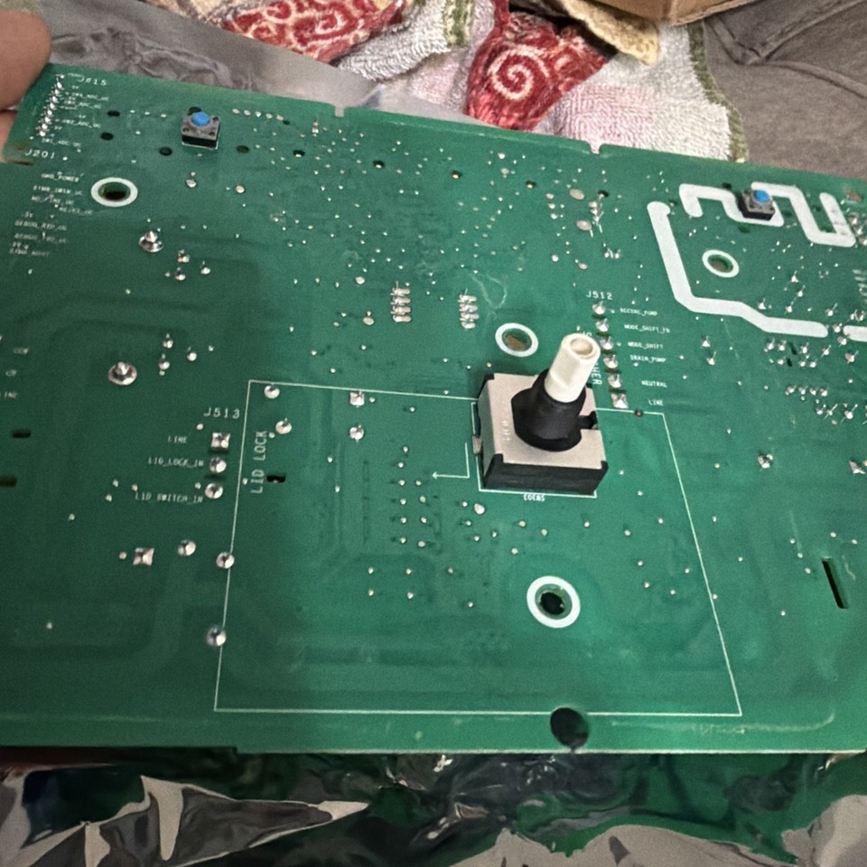 Faulty Water Leveling WH22X38438 WH22X37217 OEM GE Washer Main Control ...