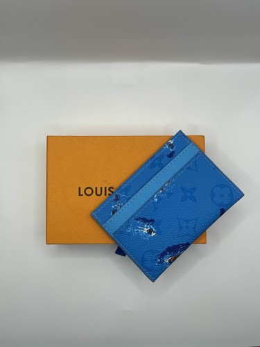 LV Louis Vuitton Blue Lagoon Pool Pocket Organizer, Wallet. | eBay