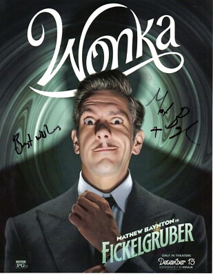 Mathew Baynton as Fickelgruber in Wonka Signed 10x8 Col Photo ...