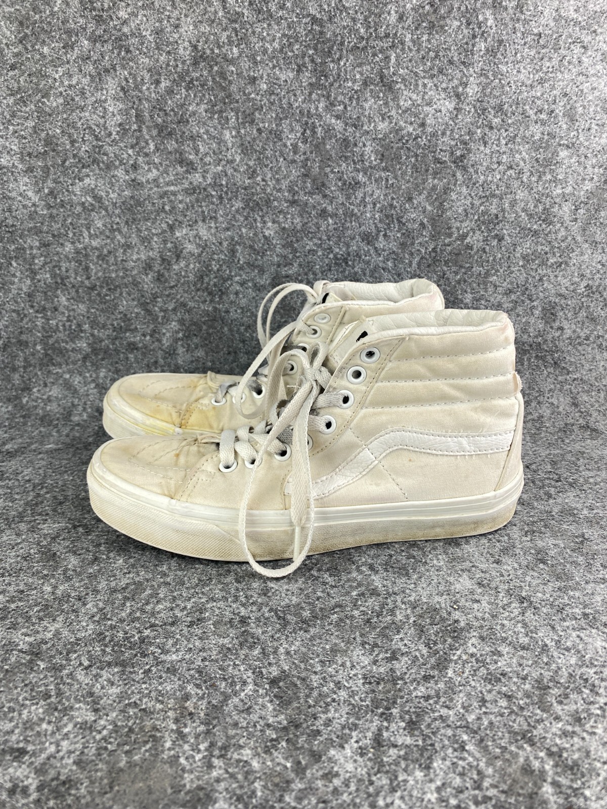 Vans Sk8 Hi Shoes Men's 5.5 Women's 7 White Classic Casual ...