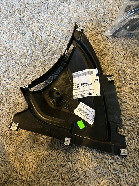 BMW 1 F20 WHEELARCH Left Deflector Lip Trim 51717241847 Genuine for ...