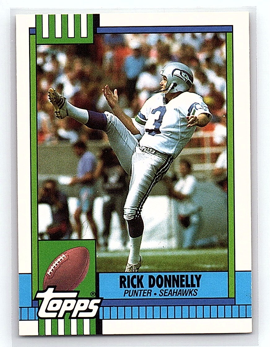 1990 Topps Rick Donnelly Seattle Seahawks #89T | eBay
