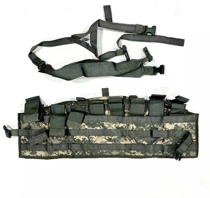 US ARMY ACU TACTICAL ASSAULT PANEL TAPS MILITARY MOLLE CHEST RIG USGI ...