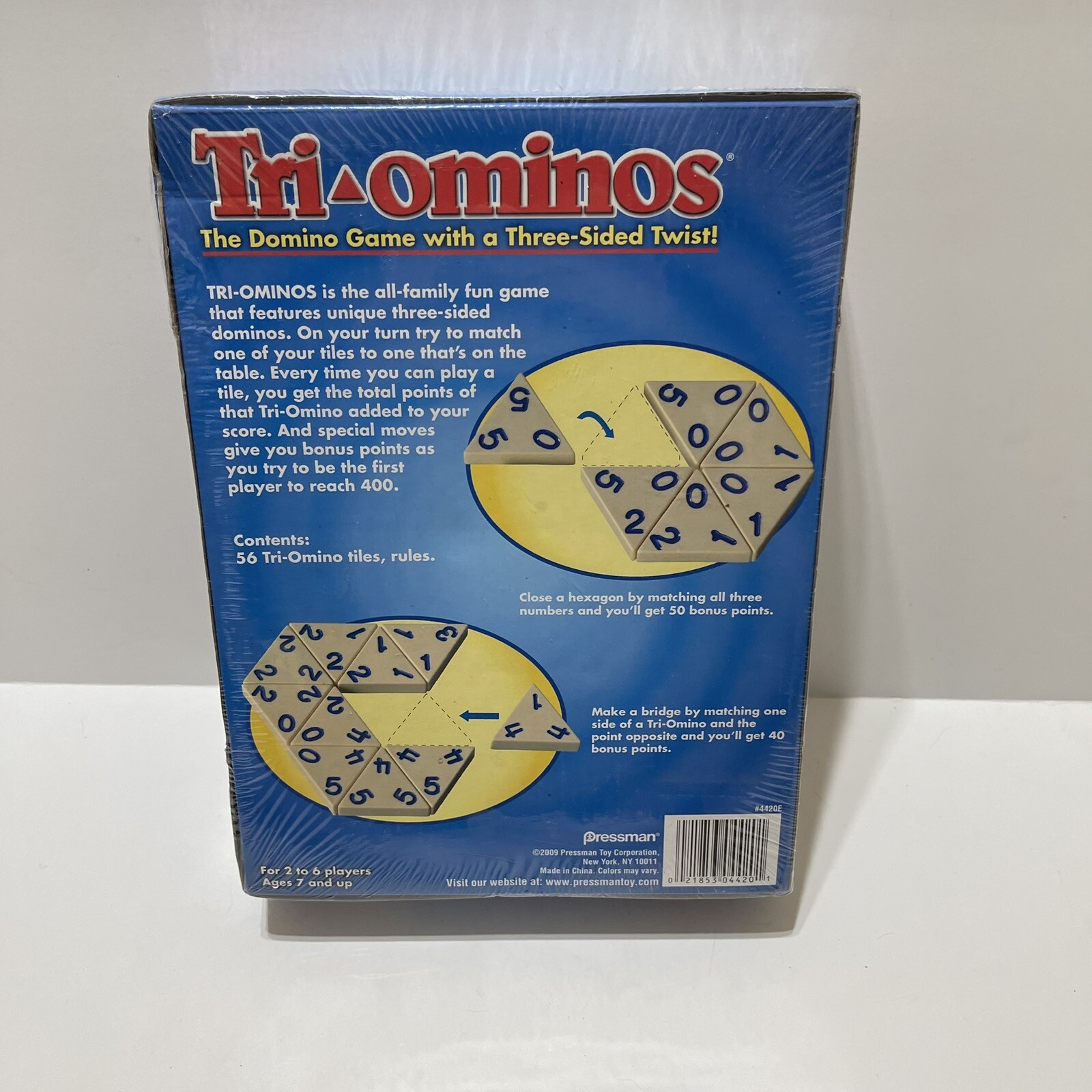 Tri-Ominos - Classic Triangular Domino Game by Pressman Toys - New ...