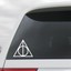 Harry Potter Decal Deathly Hallows Symbol Logo Vinyl Window Sticker, 1 ...