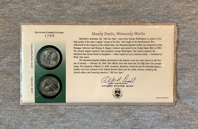 2000 P&D Maryland State Quarter First Day Cover | eBay