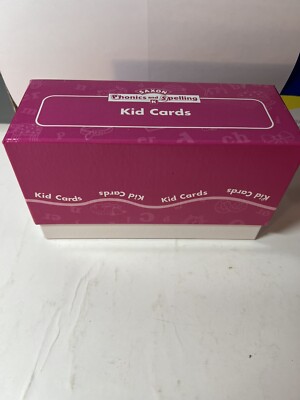 Saxon phonics and spelling kid cards Kindergarten,with classroom box ...