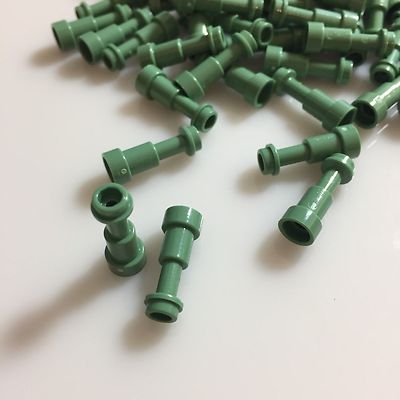 75 NEW LEGO Sand Green STICK Ø3.2 2MM W/KNOB AND TUBE (64644/4649065 ...