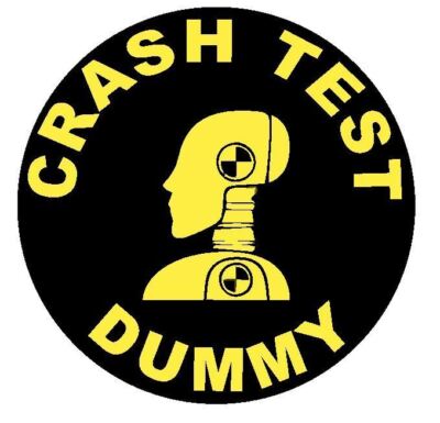 Crash Test Dummy Sticker Decal | eBay