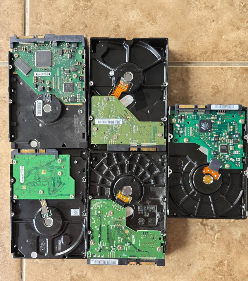 LOT of 5 SATA 3.5" Internal Hard Drive HDD 160GB | eBay