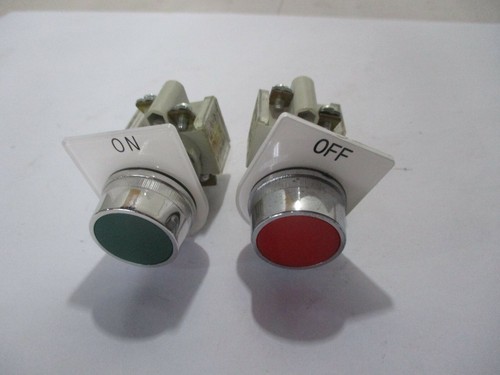 Tend RED & GREEN Push Button 3A/240VAC UI=600VAC LTH=10A | eBay