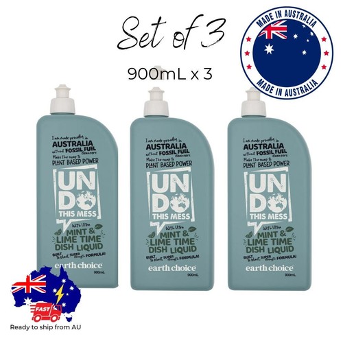 Dishwashing Liquid Undo this Mess Earth Choice Vegan Natural Bulk Value Pack | eBay Australia