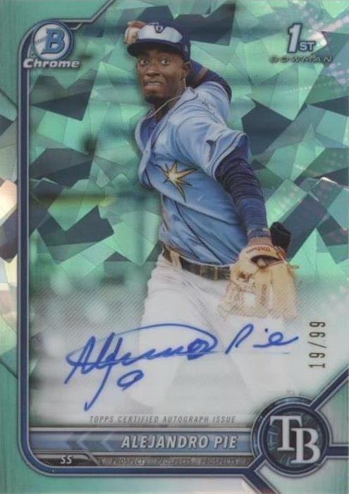 2022 Bowman Sapphire Edition - Chrome Prospects Autograph Alejandro Pie ...