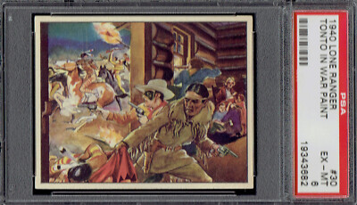1940 Lone Ranger 30 Tonto In War Paint. PSA 6 EXMT & centered. (TX3682 ...