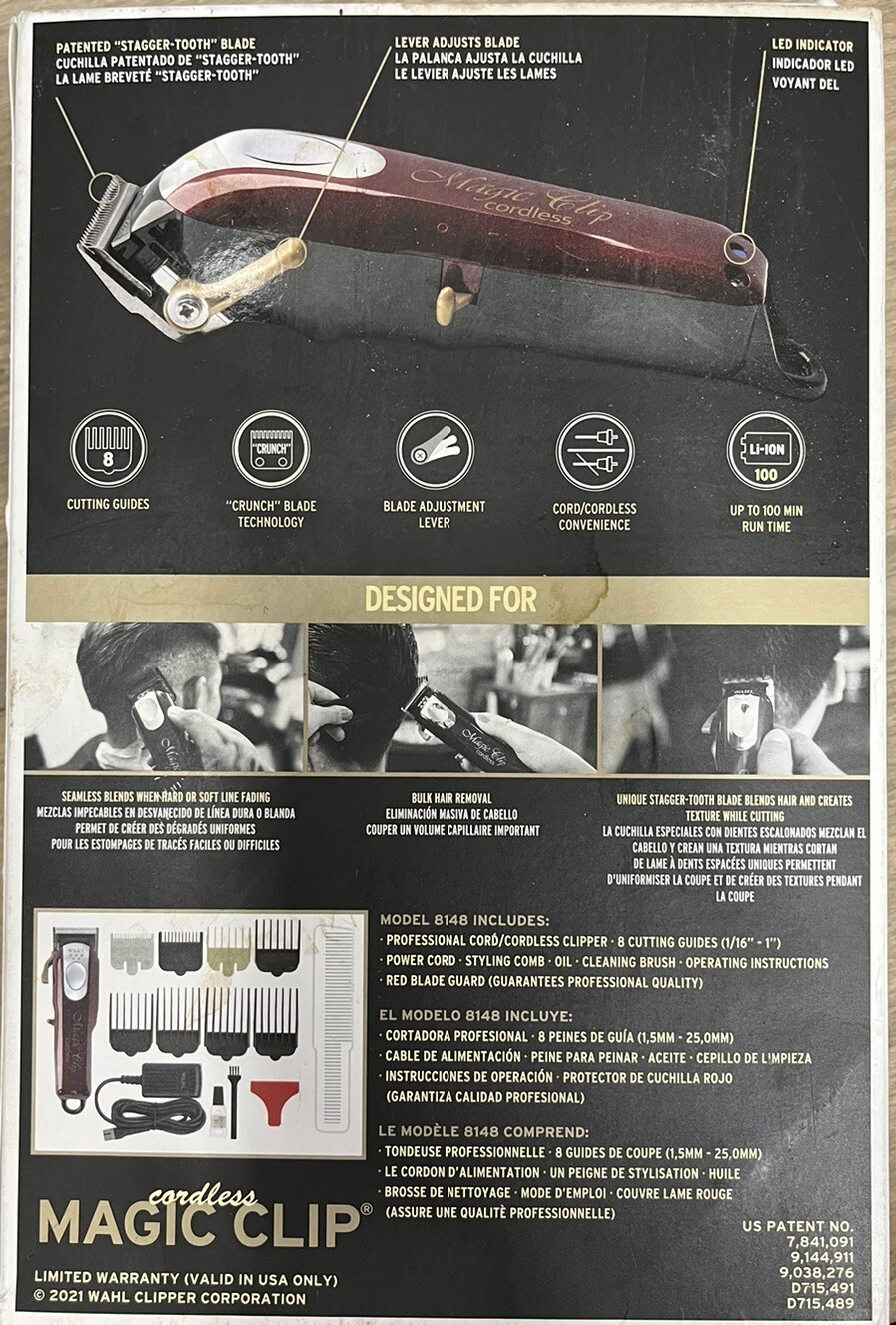 Wahl 5 Star Series 8148 Cordless Magic Clip