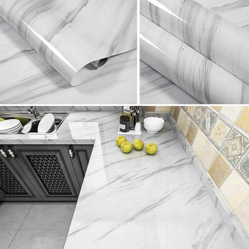 Vinyl Wallpaper Backsplash For Kitchen