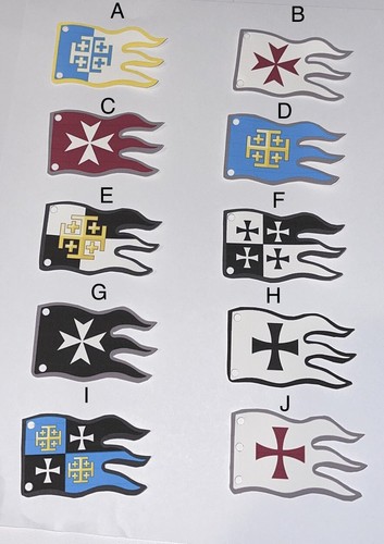 Flag, Castle Flags, Crusade orders, Custom MOC, Falcon FOR LEGO | eBay