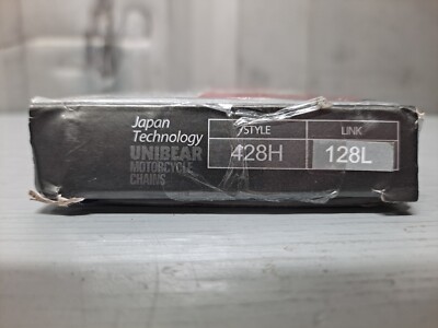 Unibear Motorcycle Chain Style 428H Link 128L With 1 Connecting Link | eBay
