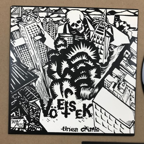 VOETSEK Tinea Cruris 7" ep 2002 Six Weeks records punk thrashcore ...