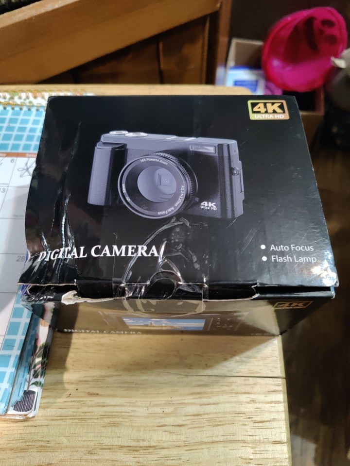 Digital Camera 4K DC101 48MP Resolution, 16x Zoom Auto Focus - New in ...