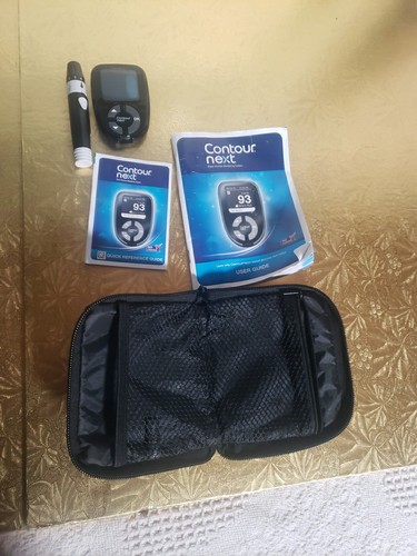 Contour Next Blood Glucose Monitoring System Carry Case Black | eBay