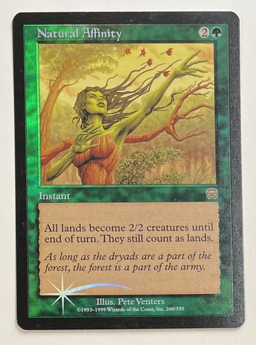 MTG NATURAL AFFINITY (FOIL) Mercadian Masques (OldManMTG 003-016) | eBay