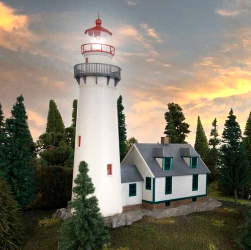 Walthers HO Scale ~ New 2023 ~ Eagle Point Lighthouse ~ Kit ~ 933-3665 ...