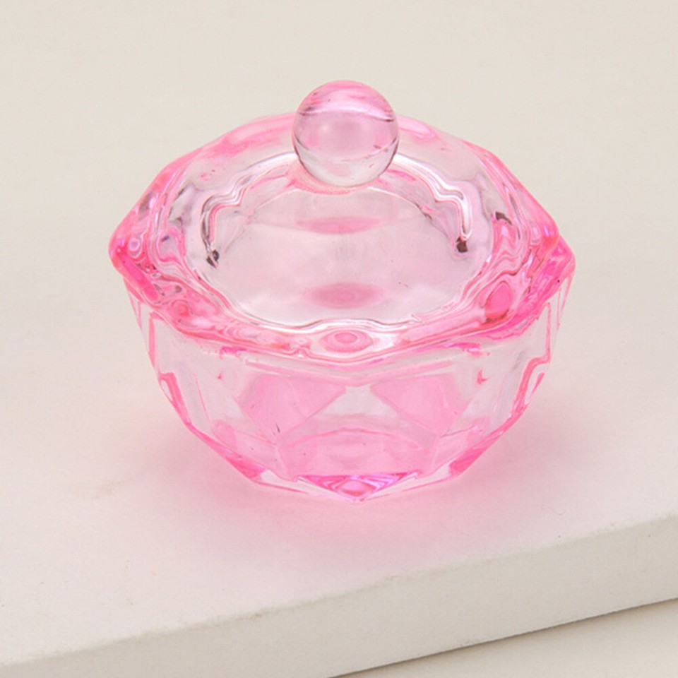 2pcs Nail Supplies Dappen Bowl Nail Glass Cup Liquid Monomer Glass Dish ...