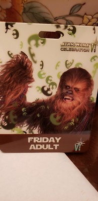ISTAR WARS VI 2012 ORLANDO CELEBRATION CONVENTION ADULT PASS SHUBACCA ...