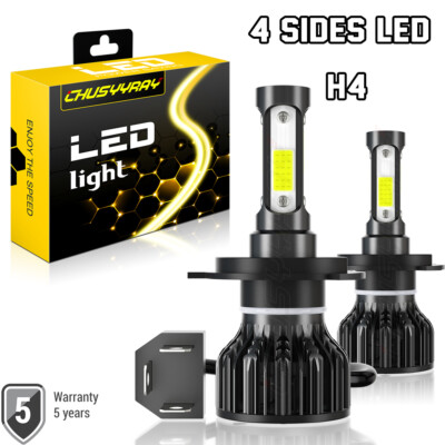 2pc LED Headlight Lamp Bulbs High/Low Dual Beam for Hino 145 165 185 ...