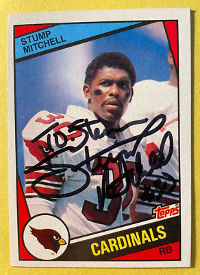 SIGNED STUMP MITCHELL 1984 TOPPS CARD AUTOGRAPH - CARDINALS | eBay