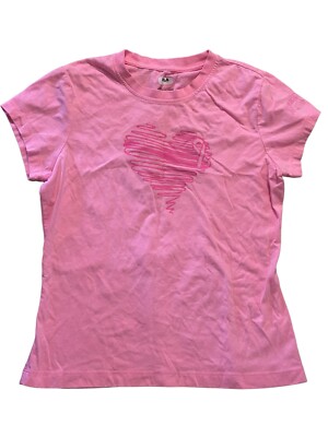 Fila Breast Cancer Awareness Women's Pink Heart T-shirt Size L | eBay