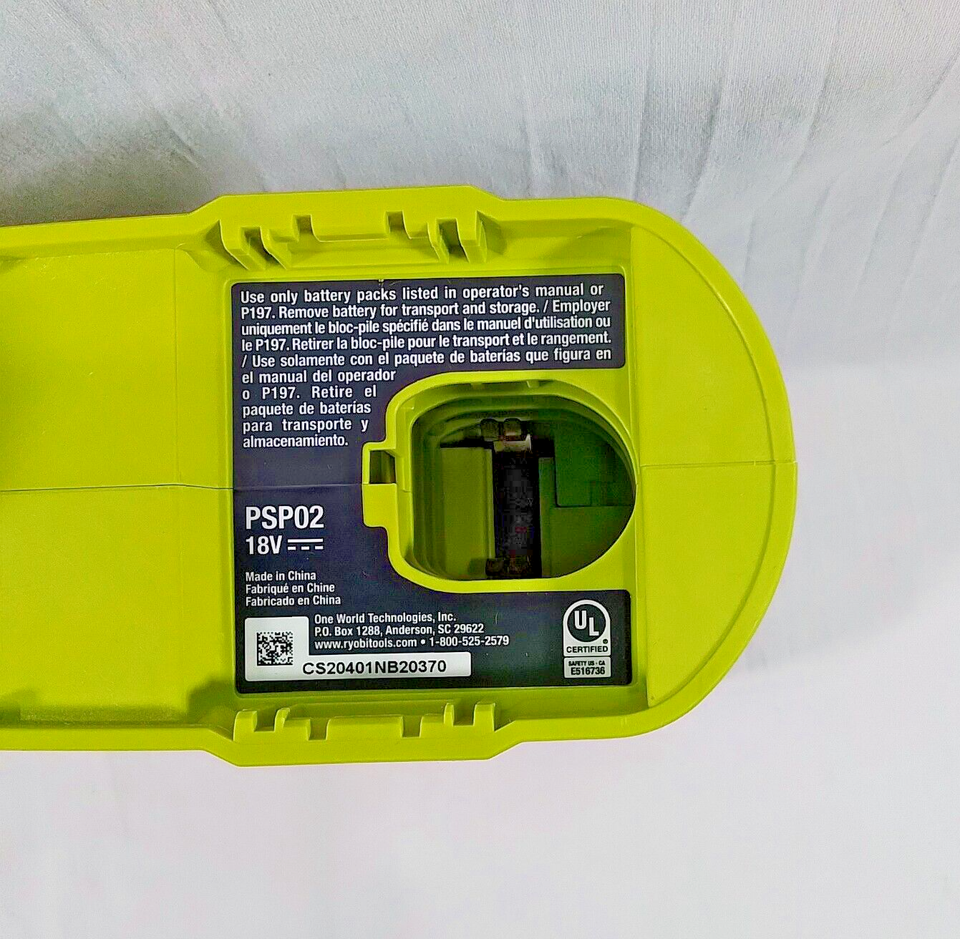 Ryobi PSP02 18V Cordless Handheld Electrostatic Sprayer (Tool Only ...