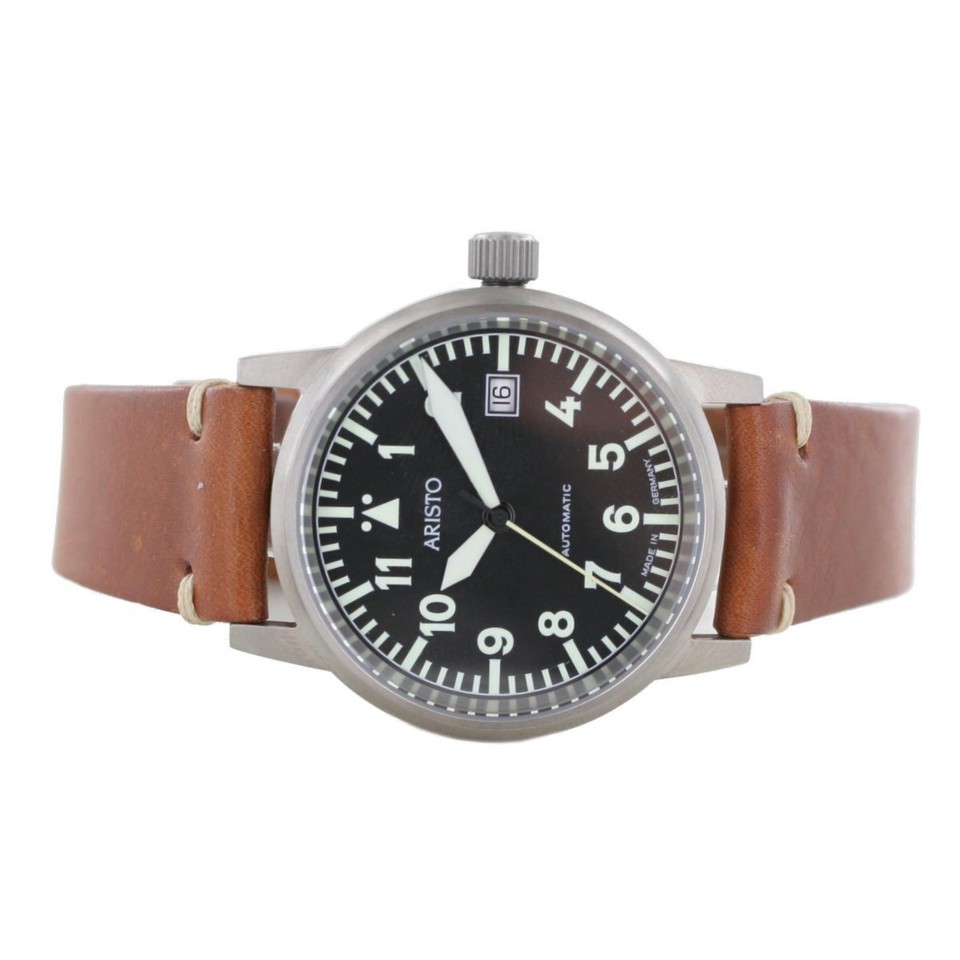 Aristo Unisex Watch Vintage Pilot Watch Automatic Titanium 5H100 | eBay