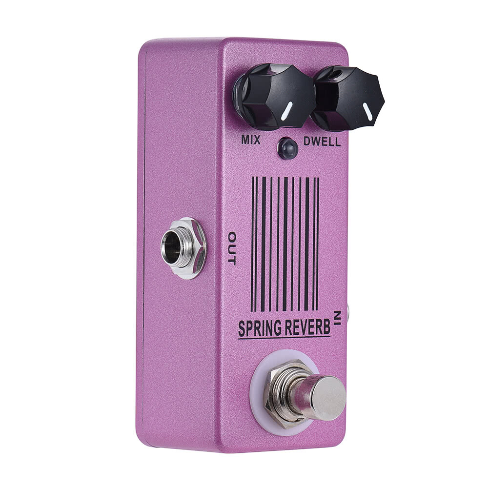 Mosky Spring Reverb Mini Single Guitar Effect Pedal Spring Reverb Sound ...