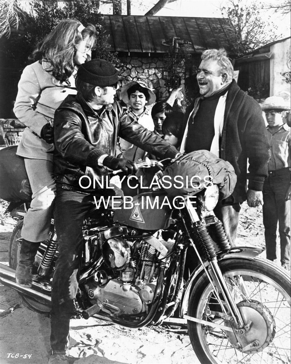 THEN CAME BRONSON 8x10 PHOTO HARLEY DAVIDSON SPORTSTER MOTORCYCLE ...